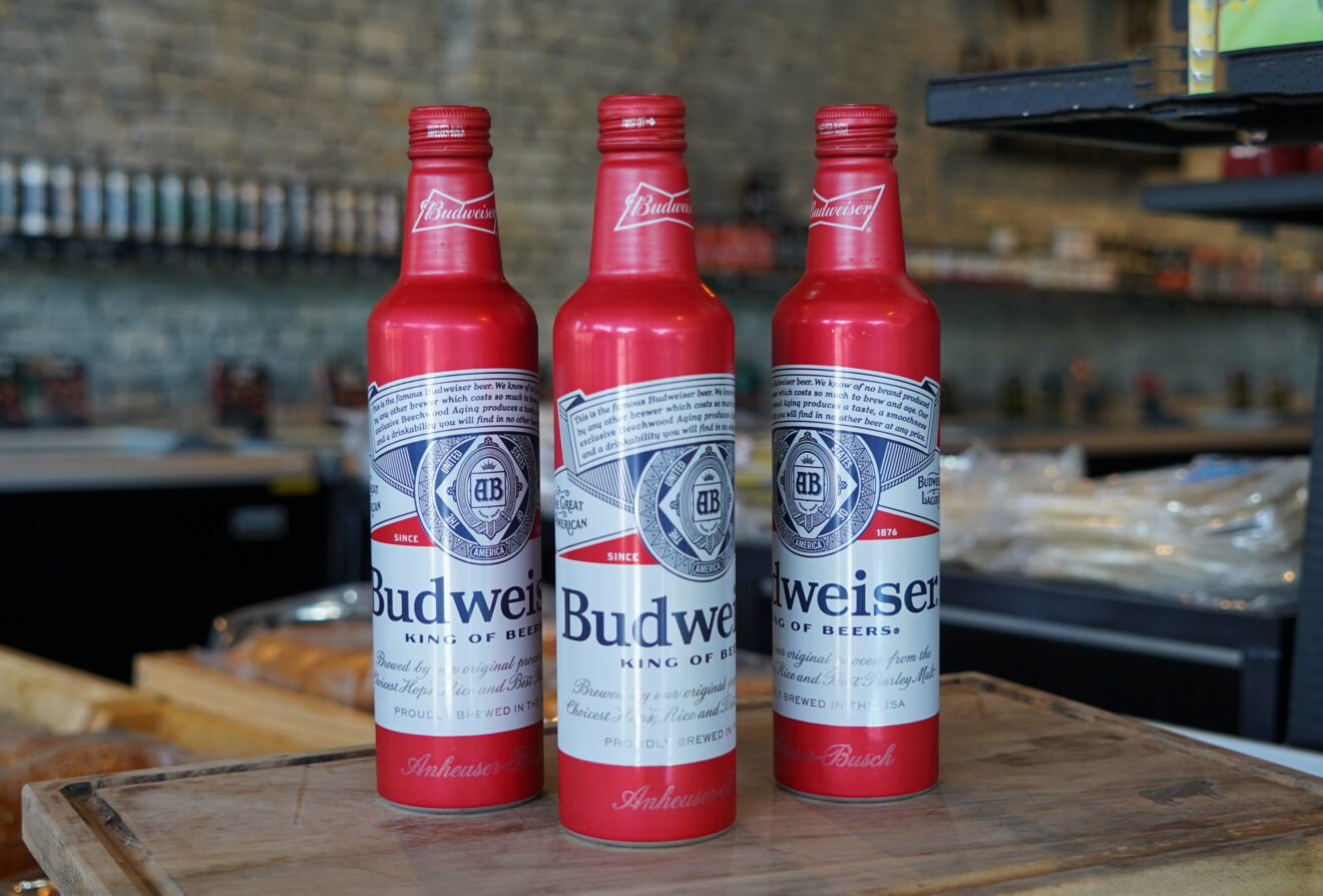 BUDWEISER BOTELLA DE ALUMINIO – Paleo Beef | Boutique de Cortes Finos